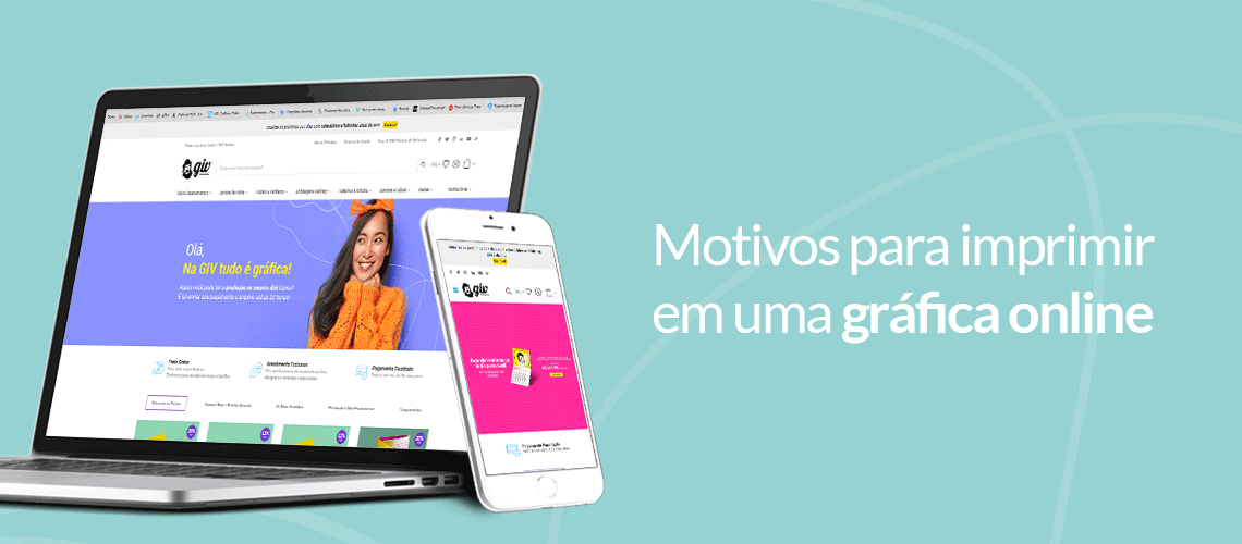 Por que imprimir em uma gráfica online? | GIV Online